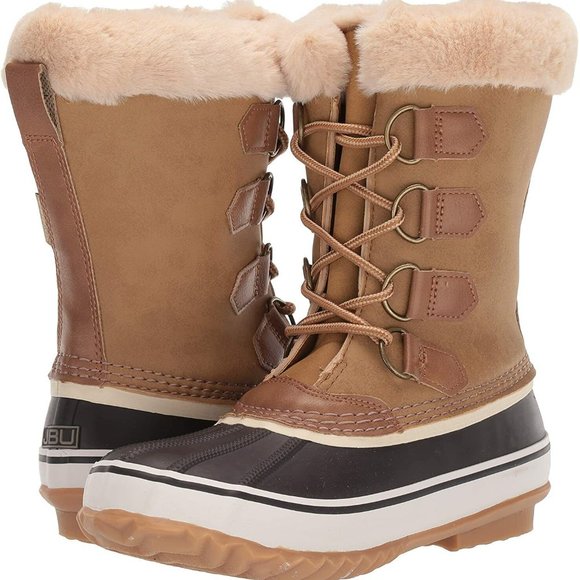 JBU | Shoes | Jbu By Jambu Womens 85 M Rainey Leather Rubber Faux Fur ...